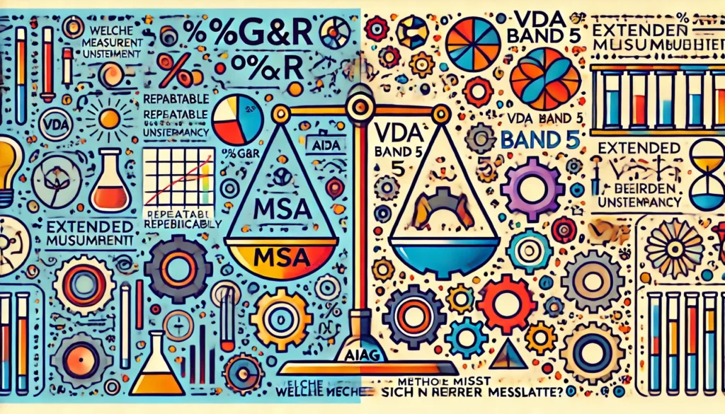 Vergleichende Analyse: MSA und VDA Band 5 in der Messtechnik