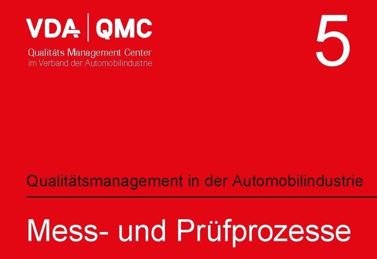 VDA Band 5 - VDA5 - Messprozesseignung Prüfprozesseignung Schulung